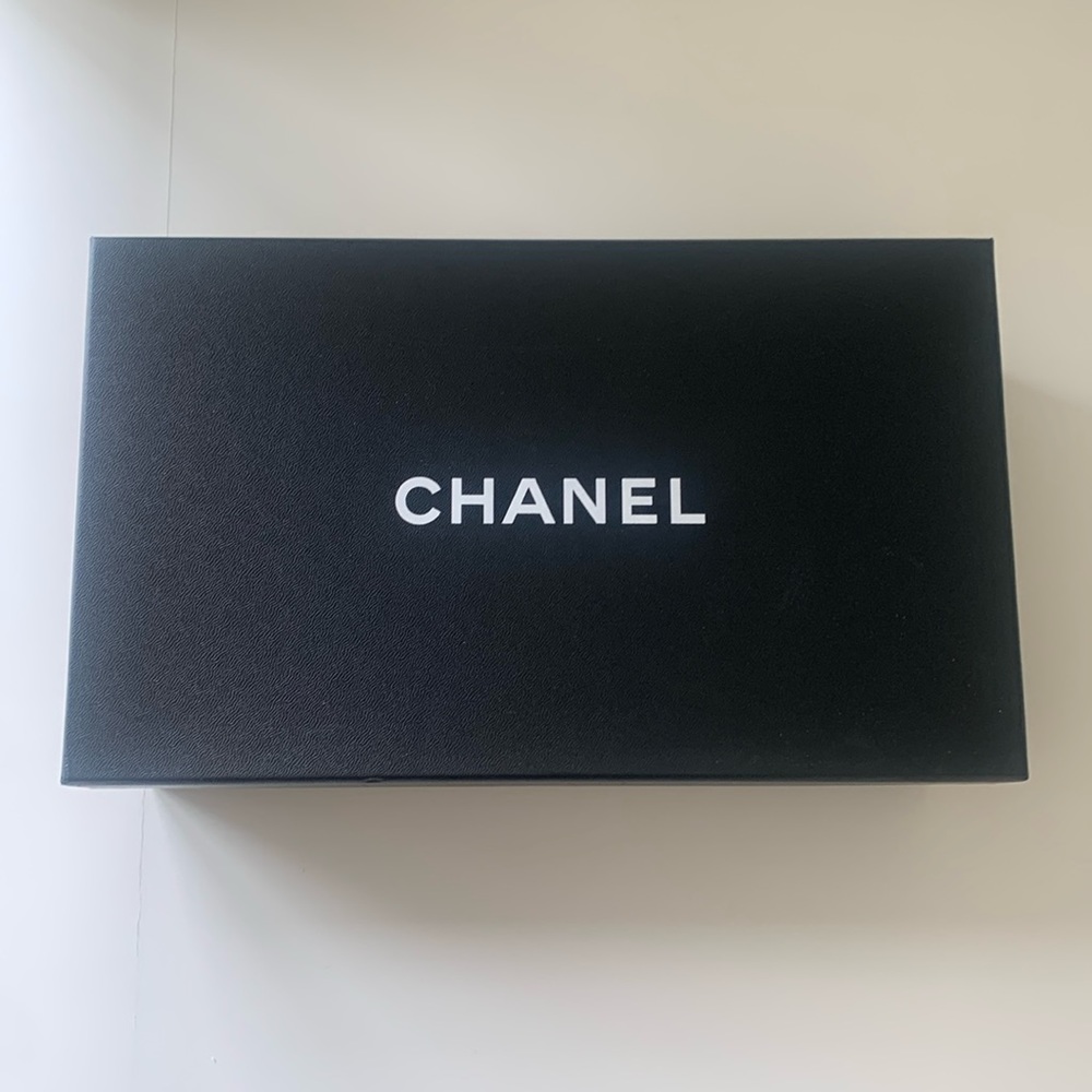 Chanel Black White Logo Empty Shoe Box Handbag Box Ti… - Gem